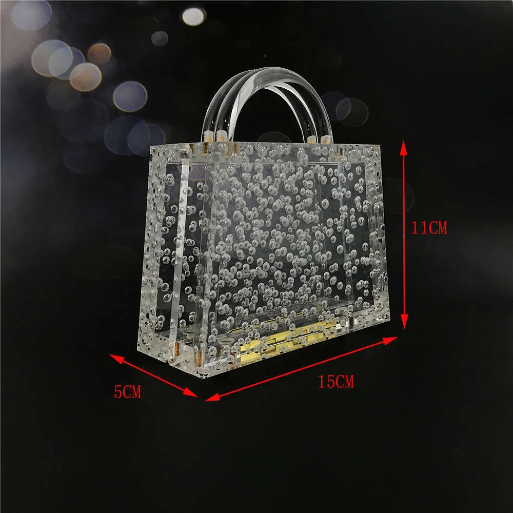 Diamond Acrylic Evening Clutch Bag for Women with Floral Patchwork and ...