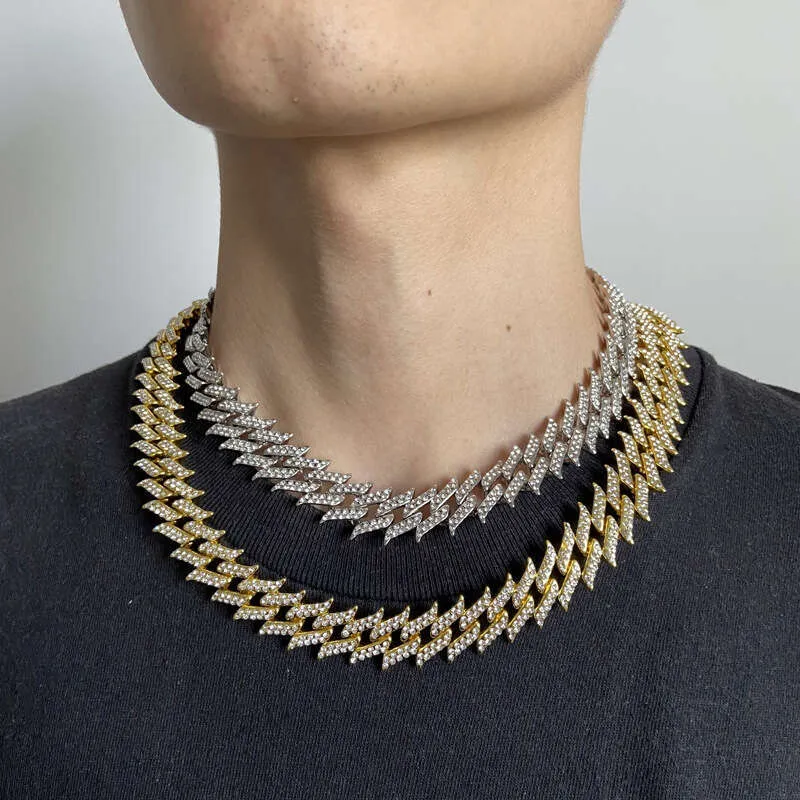 Children's Rhodium Plated Stainless Steel Cuban Link Chain Necklace ...