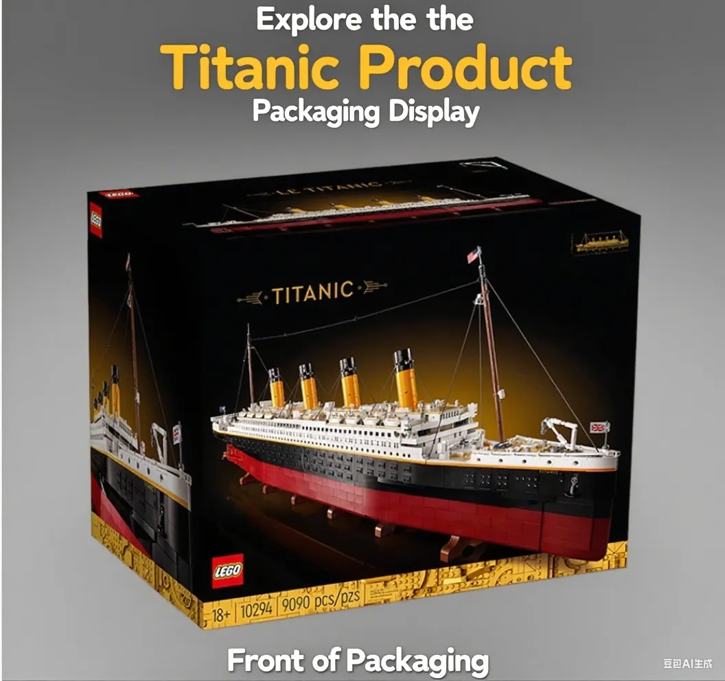 Titanic Model Kit: Collectible Building Blocks Set, Historical Cruise ...