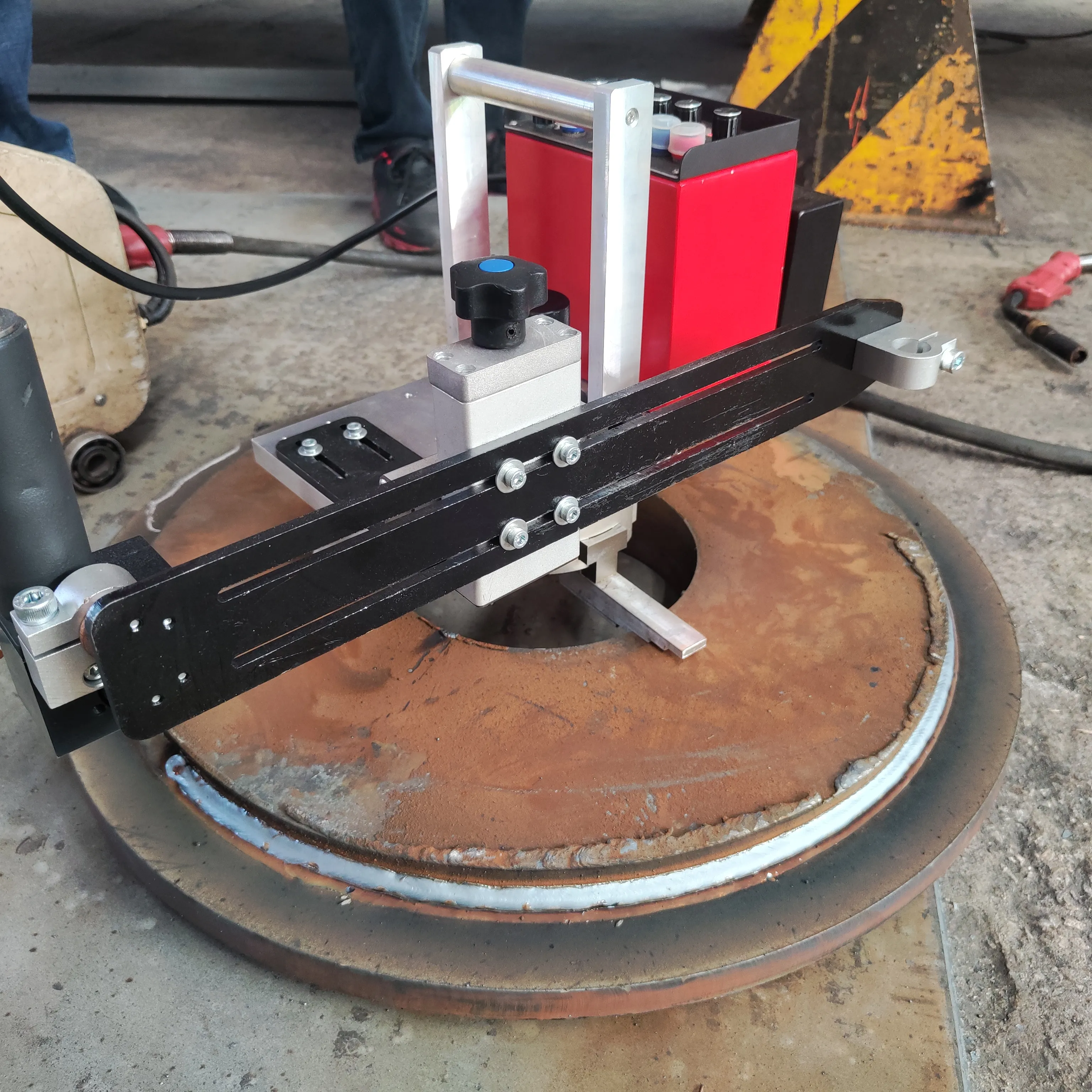 Portable High Precision Automatic Flat Flange Angle Line Boring Welding ...