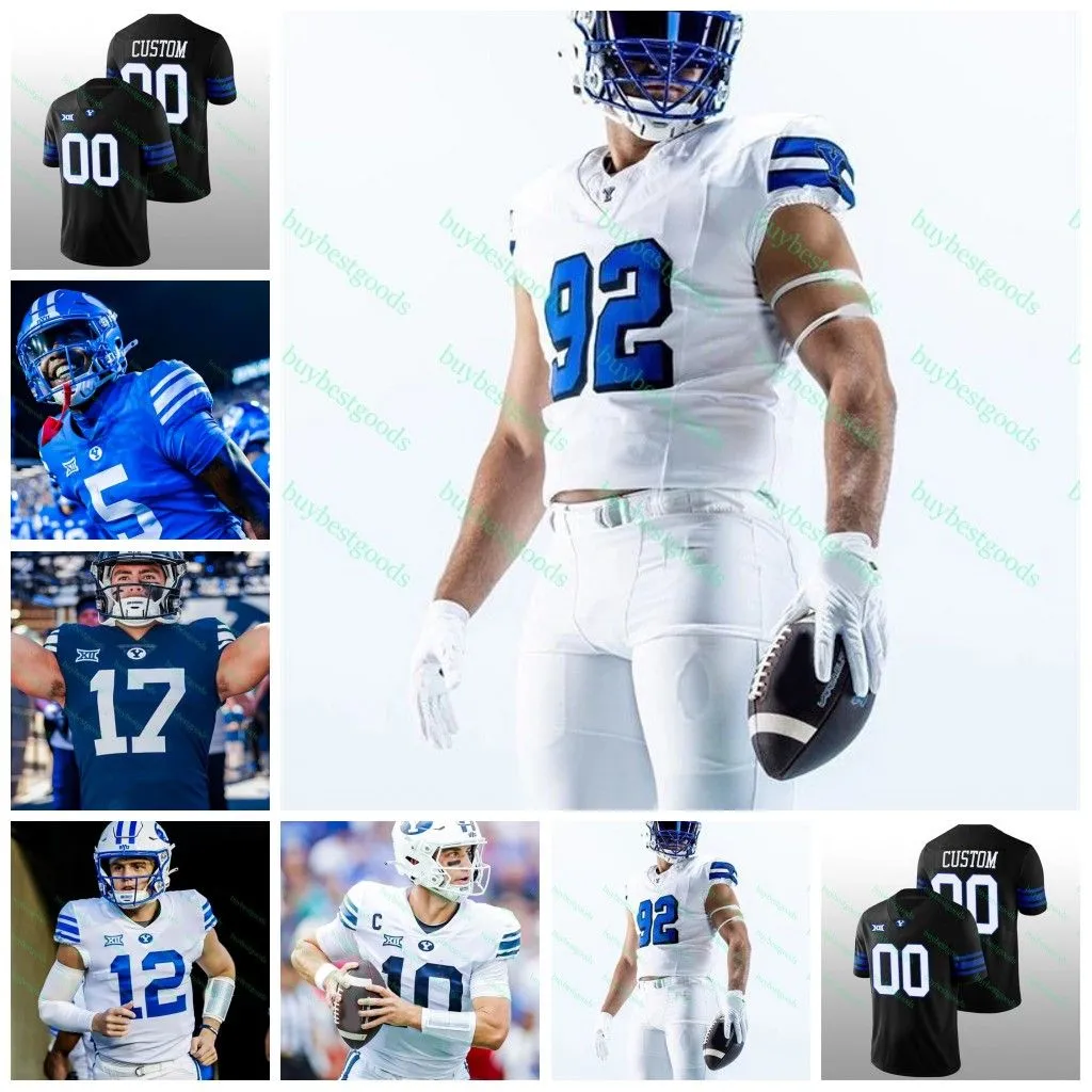 BYU Cougars Football Throwback Jersey Custom Puka Nacua, Jaren Hall ...