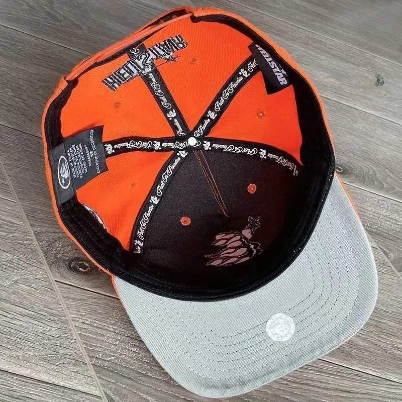 Fitted HS Hat Diamond Embroidered Casual Sports Baseball Hat for Men ...