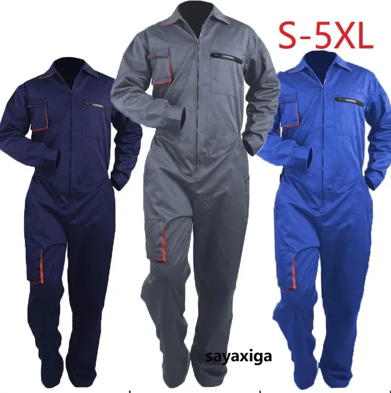 Heavy Duty Denim Work Coveralls For Men & Women – Loose Fit, Bootcut ...