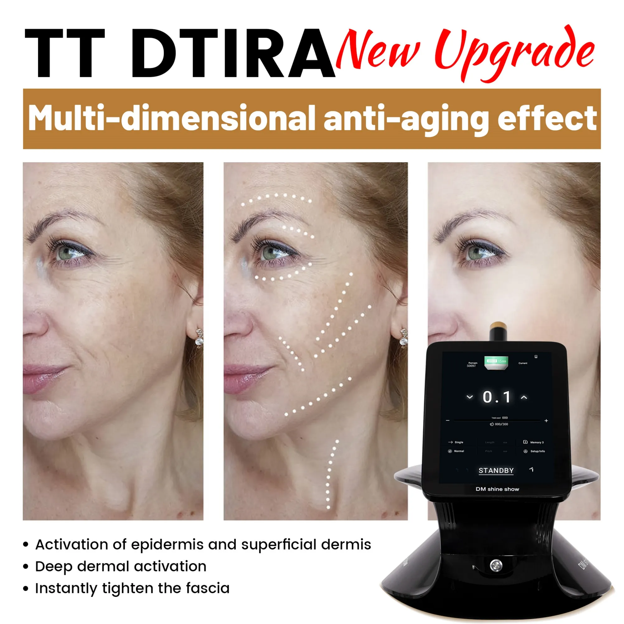 Professional Facial Machine For Skin Tightening & Lifting Anti Aging ...