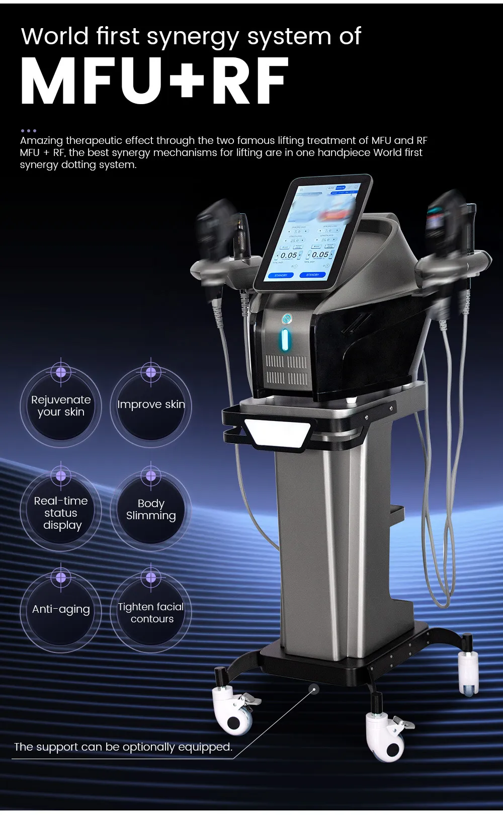 12D HIFU High-Intensity Focused Ultrasound Beauty Machine for Facial ...