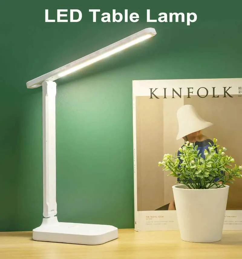 Desk Lamp XJ250725 LED Touch Switch Foldable... From Magaska, $7.25 ...