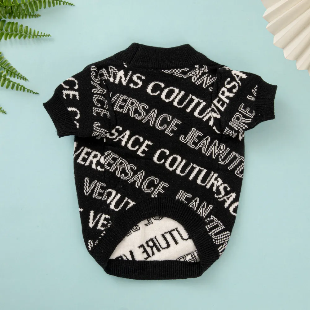 Warm Knit Dog Sweaters For Small Dogs Winter Apparel, Turtleneck Puppy ...