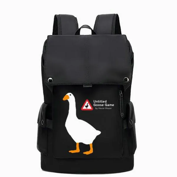 Untitled Goose Backpack House Game Daypack School Bag Print Schoolbag ...