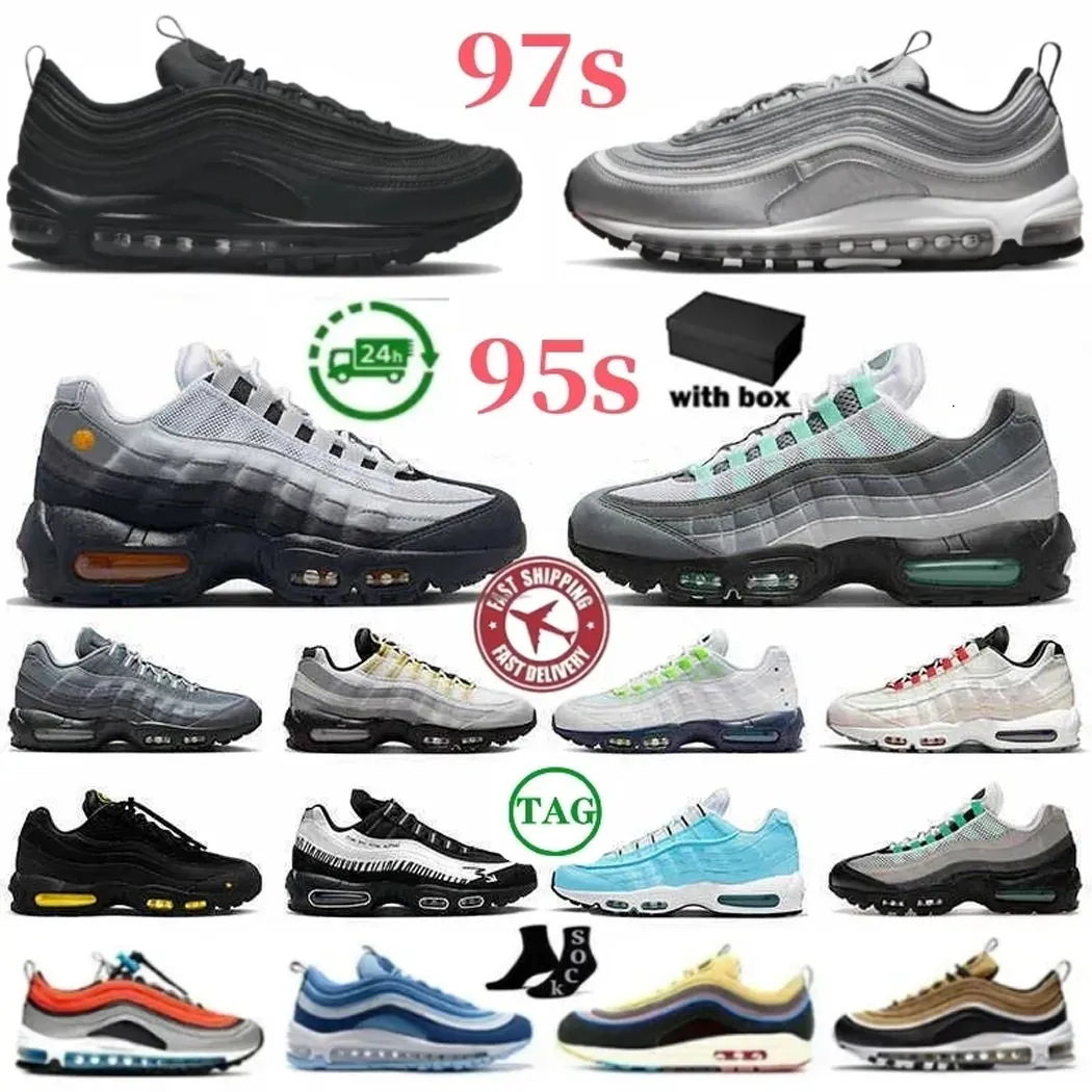 Designer Neon 95s/97s Ultra Running Shoes For Men And Women Daily ...