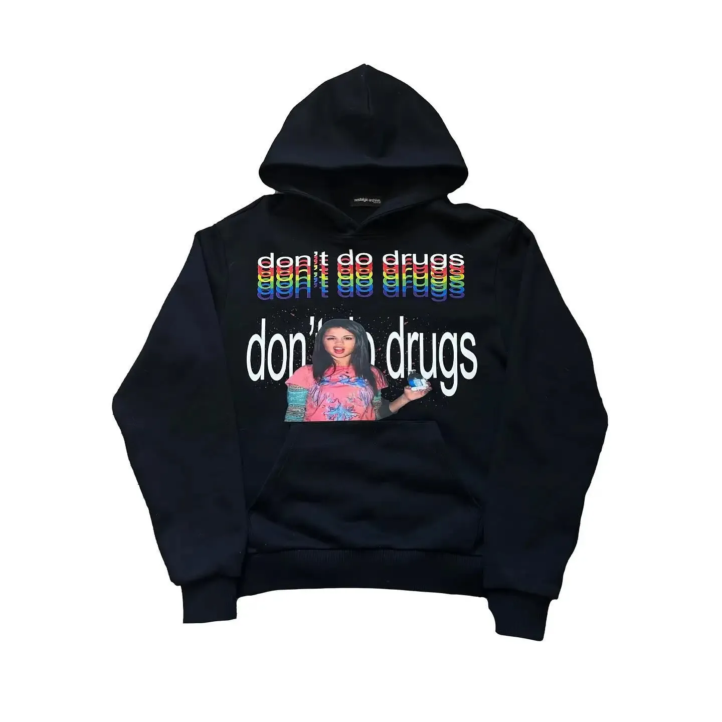 Harajuku Casual Dont DoDrug Print Hoodies Grunge Streetwear Sweatshirt ...