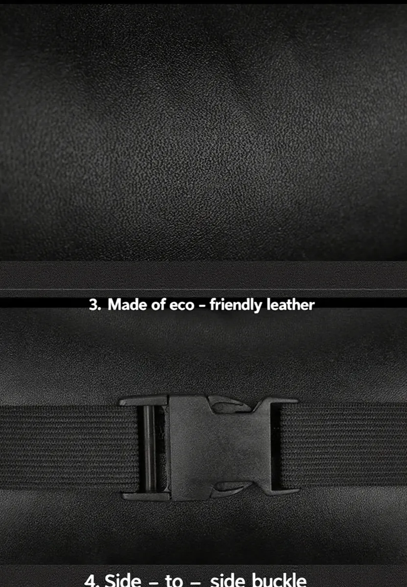 Diamond-Encrusted Leather Car Headrest Cover with Diamond-Shaped ...