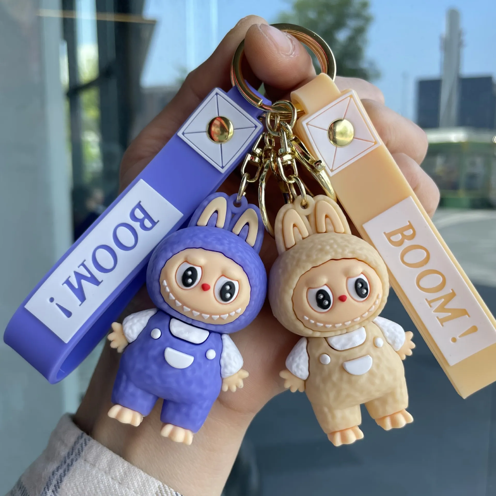 Labubu Little Sheep Couple Pendant Bag Hanging Decoration PVC with PP ...