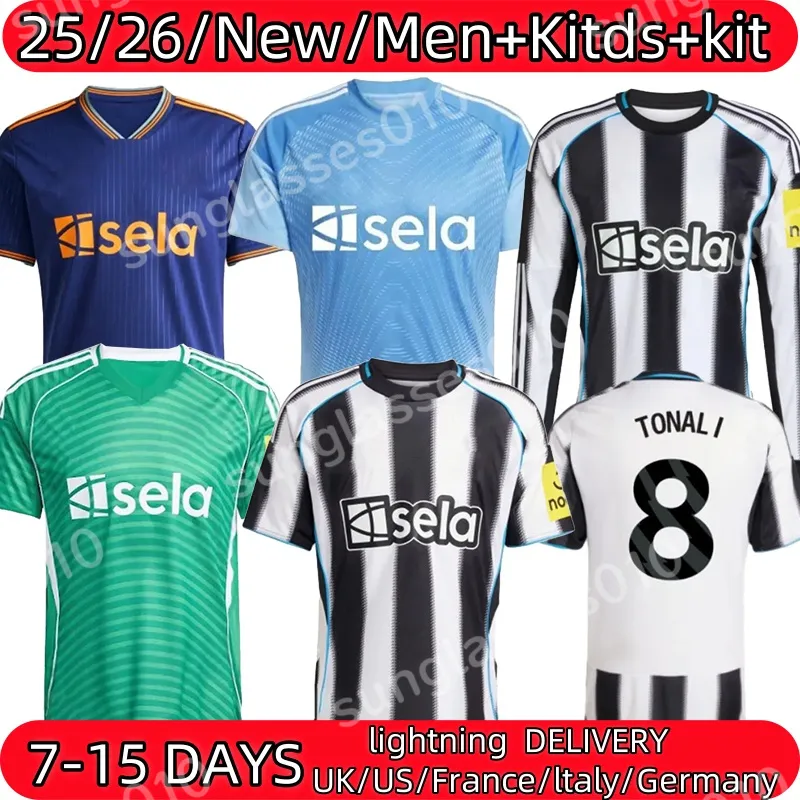 2025 NUFC Soccer Clothes Longsaff, Boman, Isak, Livrameno, Joelinon ...