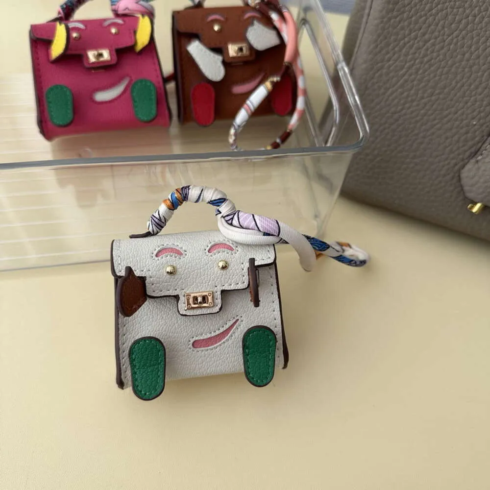Kelly Bag Charms Keychain Mini Doll Airpod Cover, Designer Key Buckle ...
