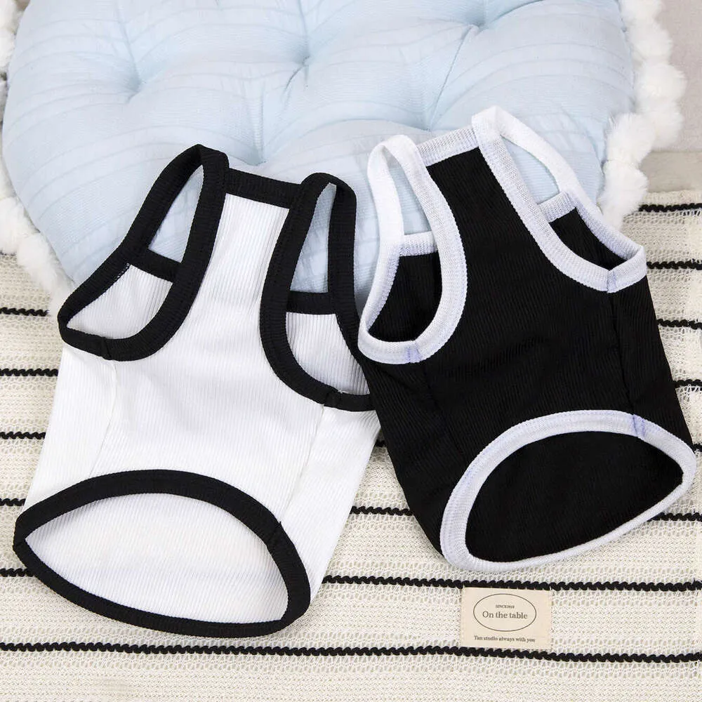 Pet Dog Cat Clothes Thin Cotton Spring Summer Camisole Vest for Small ...