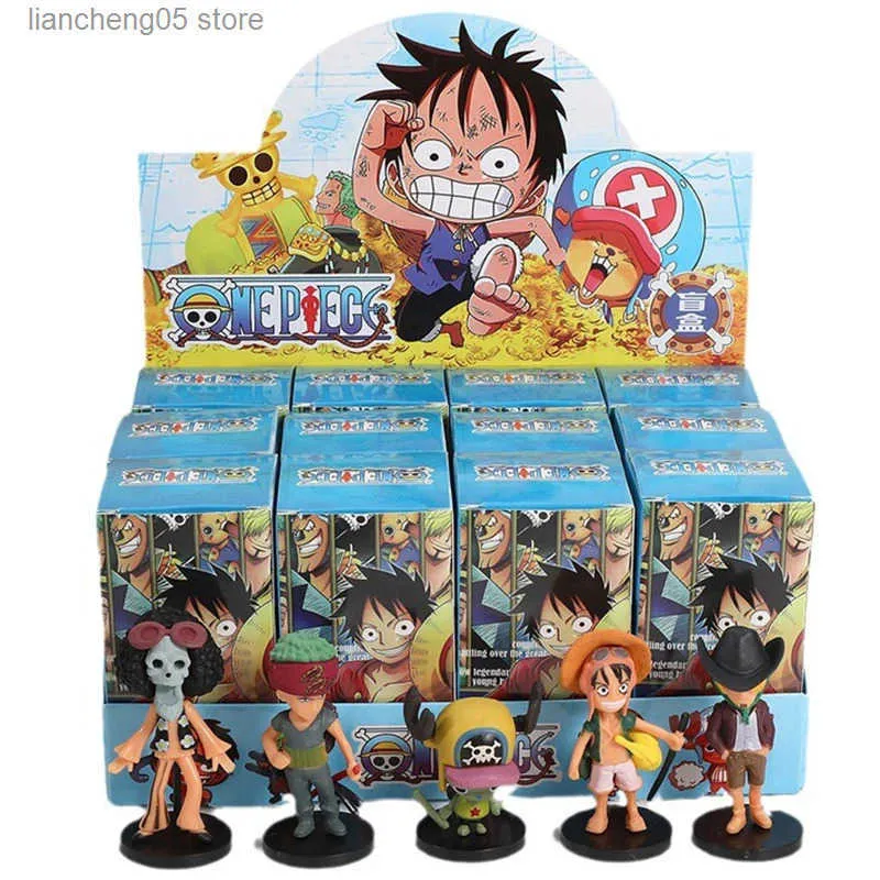 Anime Mystery Box One Piece Demon Slayer Mini Figure Ornament Blind Box ...