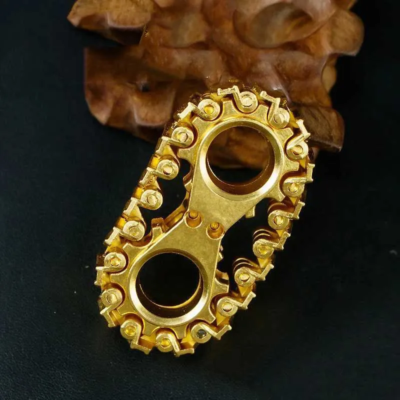 Metal Zinc Alloy Fidget Spinner Fingertip Gyro Stress Relief Toy for ...