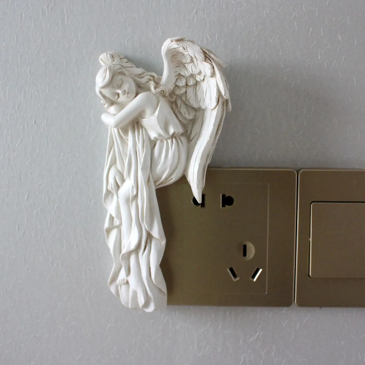 Of Resin Crafts For Left And Right Angel Door Frames Home Decoration ...