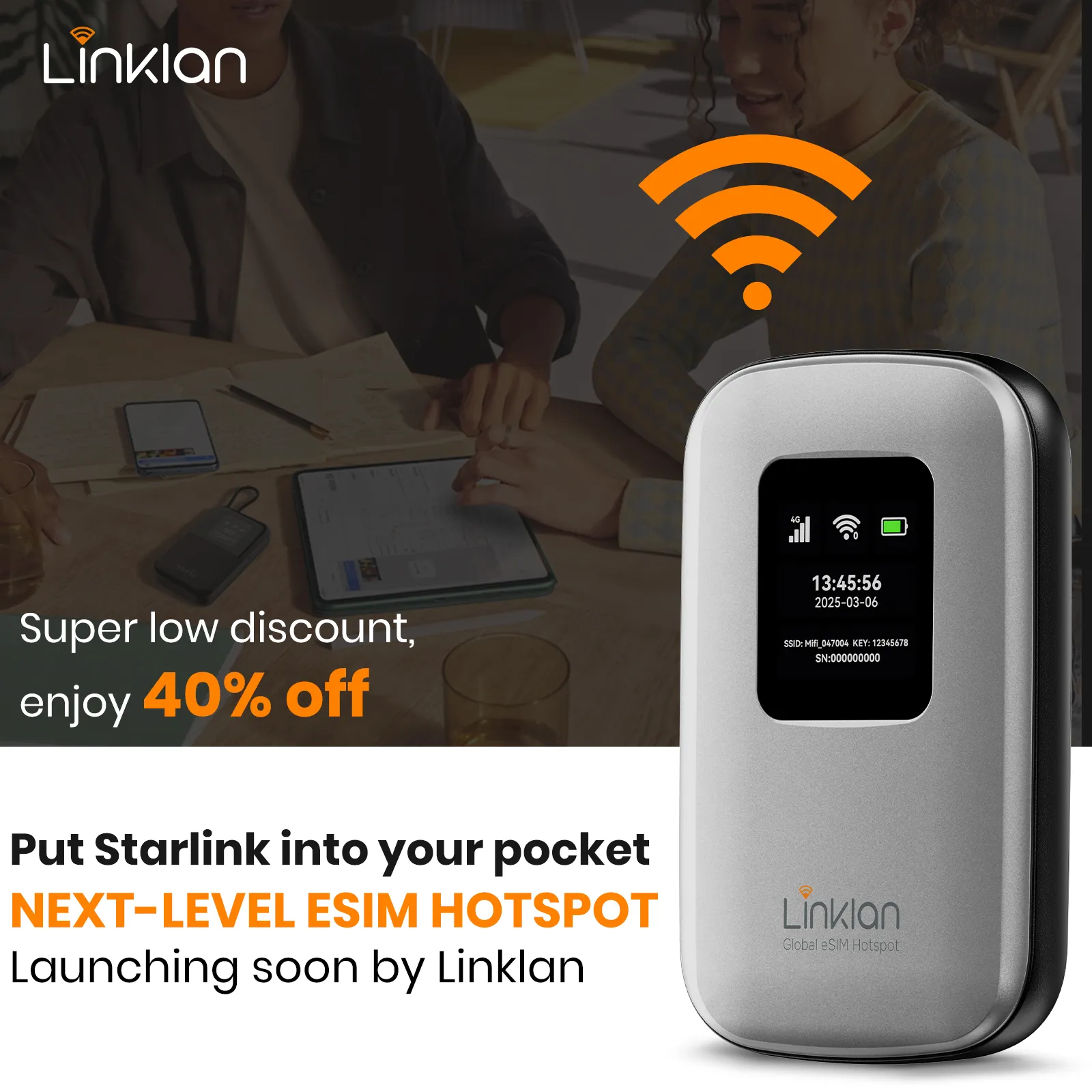 WIFI LA7 E Sim Enabled GlobalGo WiFi Esim Hotspot... From Zhilingdianzi ...