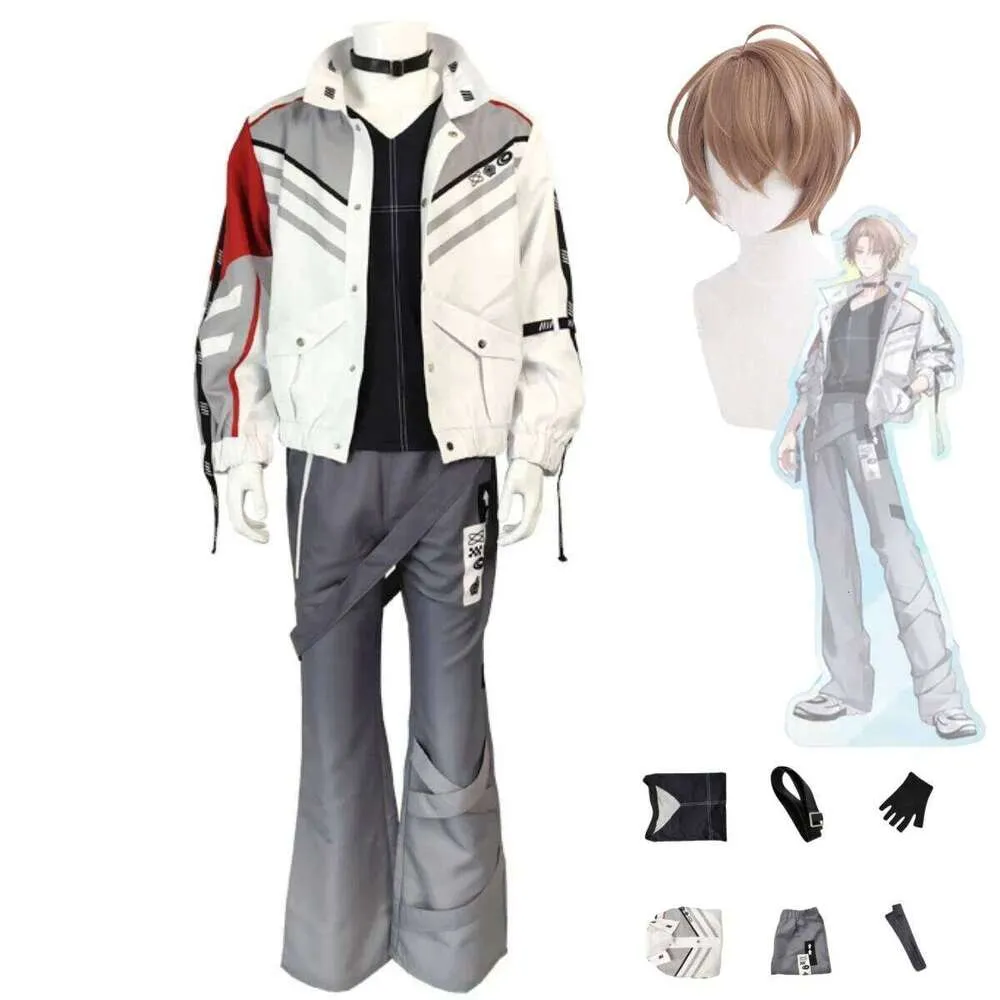 ♦ DHgate Hayato Kagami VTuber Cosplay Costume Anime Long Sleeve Coat ...