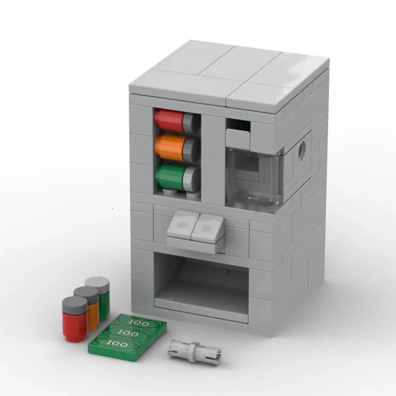 MOC Coin Operated Vending Machine Building Blocks DIY Educational Toy ...
