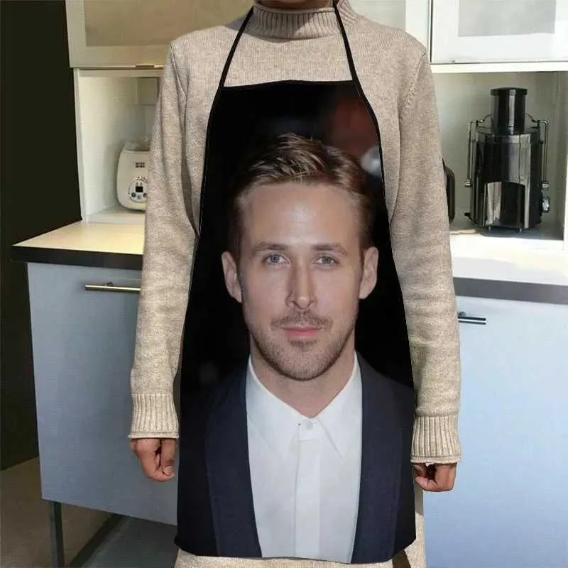 Ryan Gosling LDPE Waist Apron for Cleaning 50x75cm 19.7x29.5in Kitchen ...