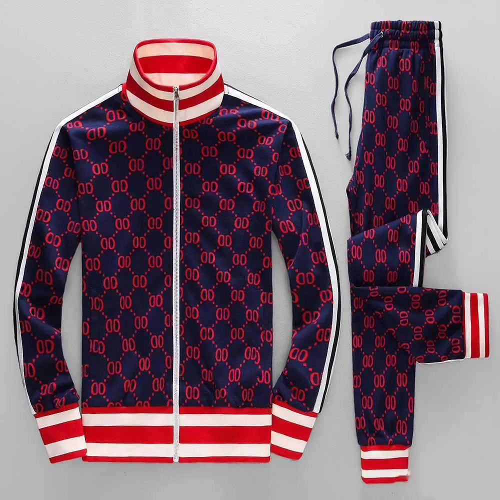 Men's Designer Sportswear Set 26 Polo Jacket And Pants, Long Sleeve ...