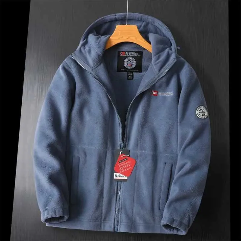 2025 Norway Cold Resistant Warm Thick Double-layer Hooded Fleece Winter ...