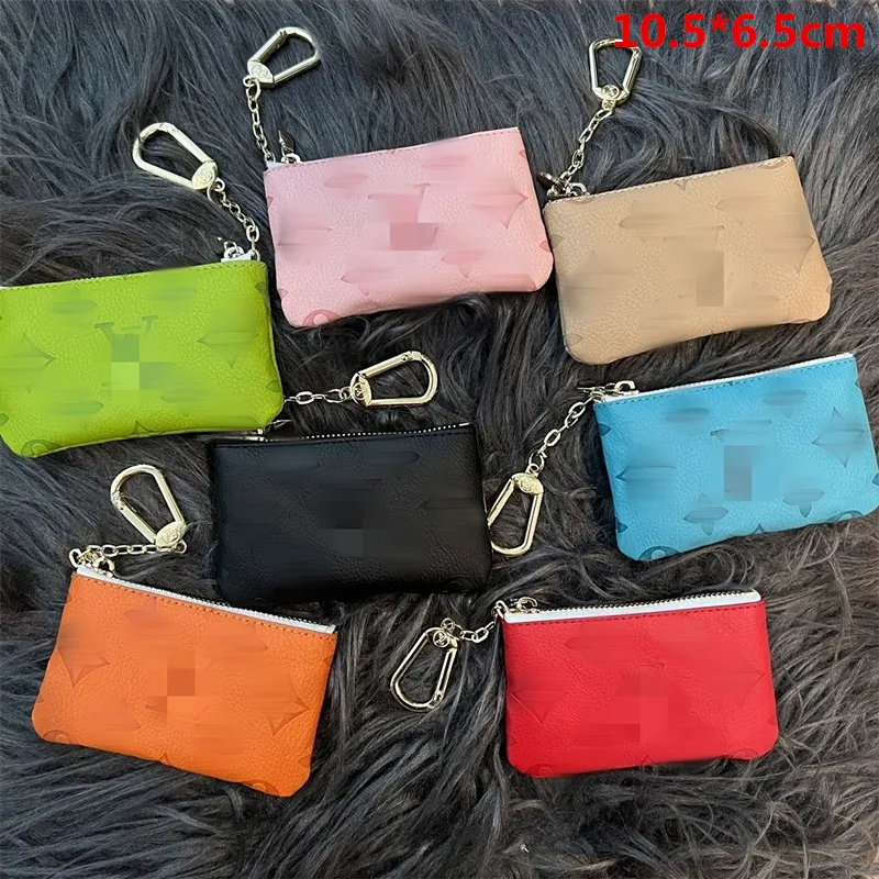 Wallet Coin Pouch Genuine Leather Key Holder: Mini Coin Purse Clasp For ...