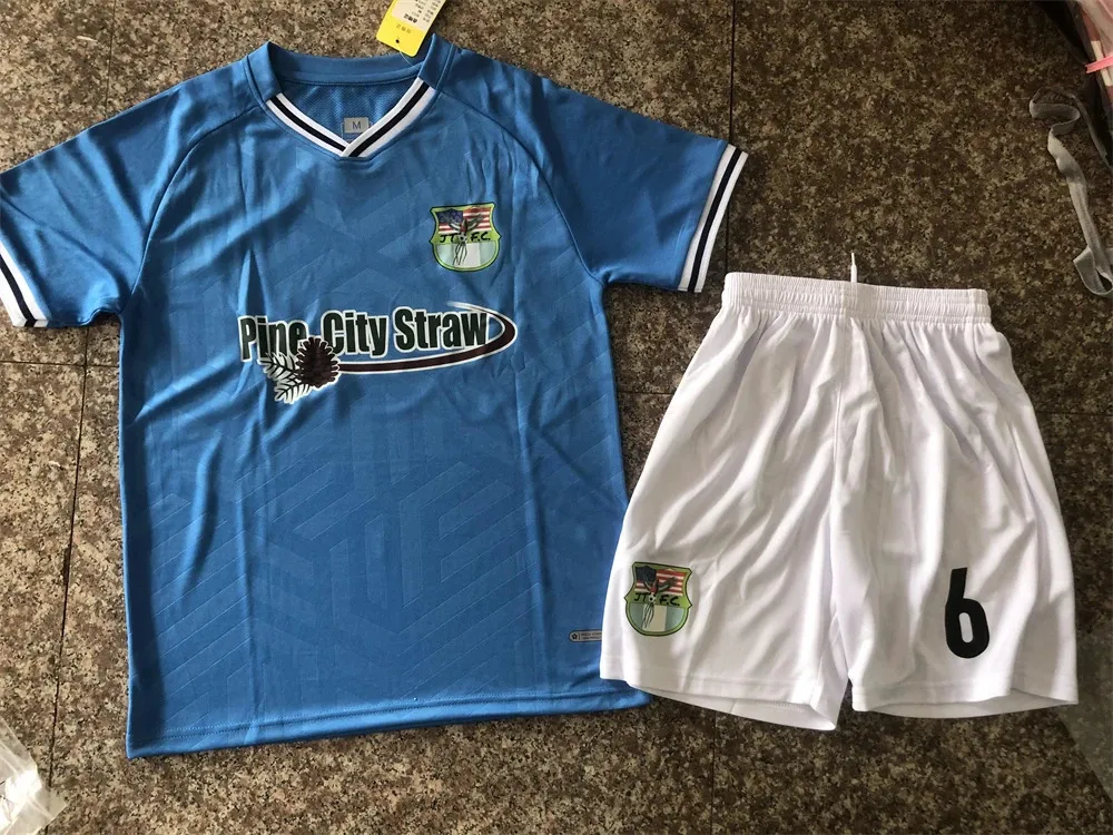 Youth Football Jersey Unisex Knit Full Sleeve Black Autumn Sports ...