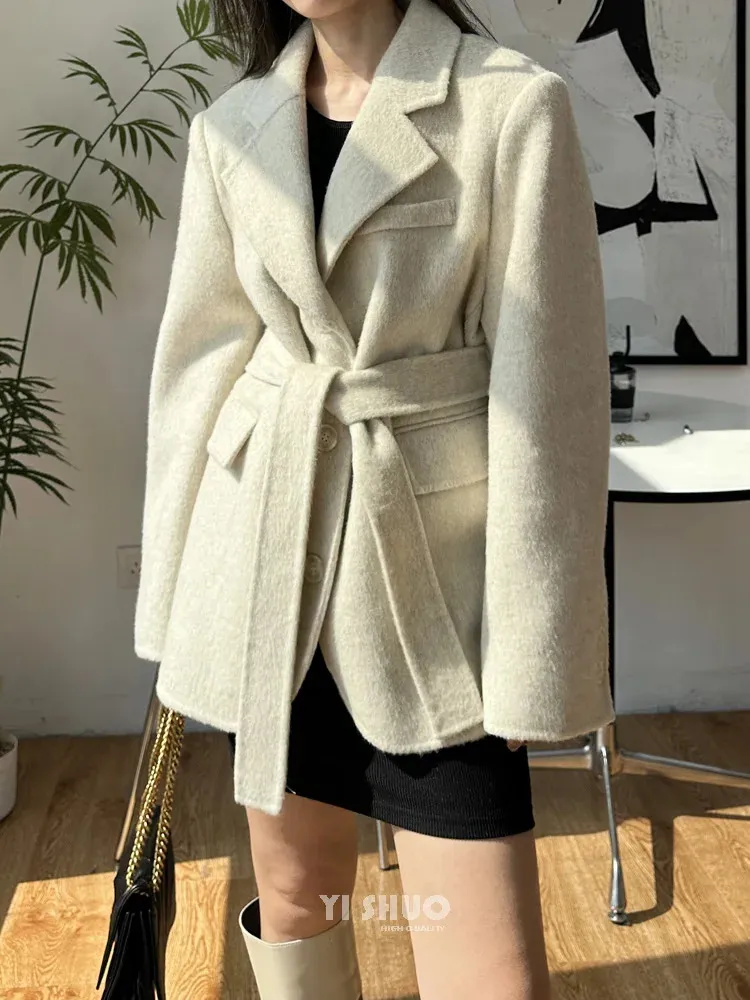 Women's Warm Wool Coat Sleeveless Vest Loose Fit Acetate Casual Autumn ...