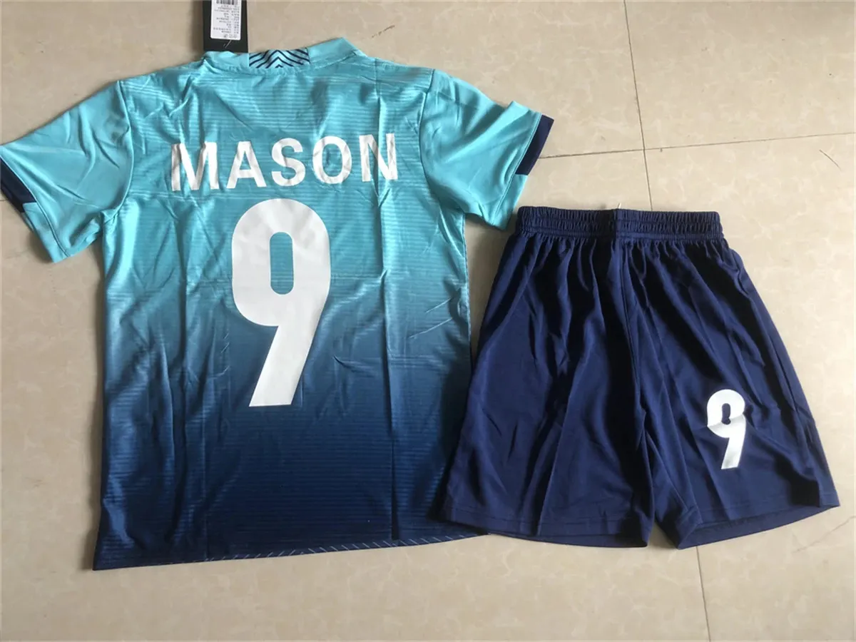 Youth Football Jersey Unisex Knit Full Sleeve Black Autumn Sports ...