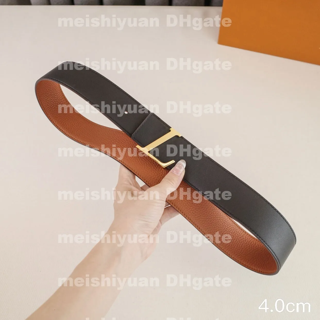 Luxury Designer Genuine Leather Belts For Men And Women Reversible ...