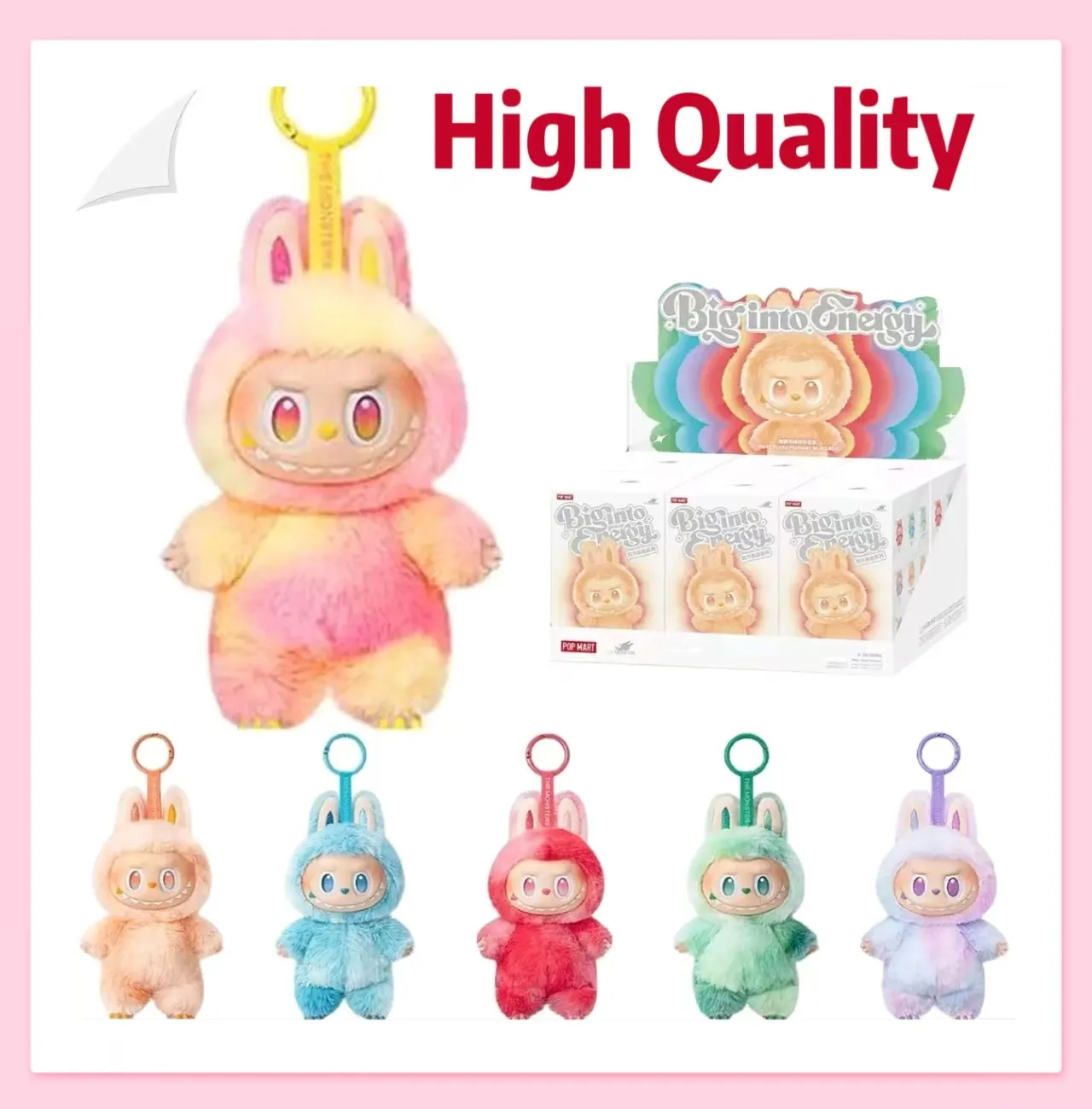 Designer Labubu Doll Blind Box Toy V1 V2 V3 Cute Plush Doll Monsters ...