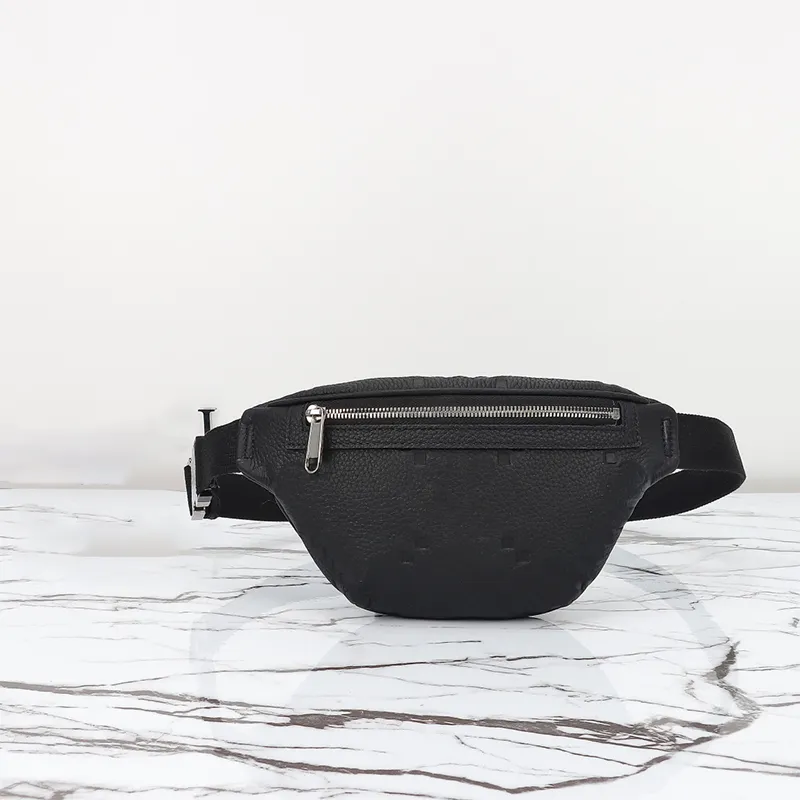 Designer luggage waist bag unisex canvas genuine leather satin nylon ...