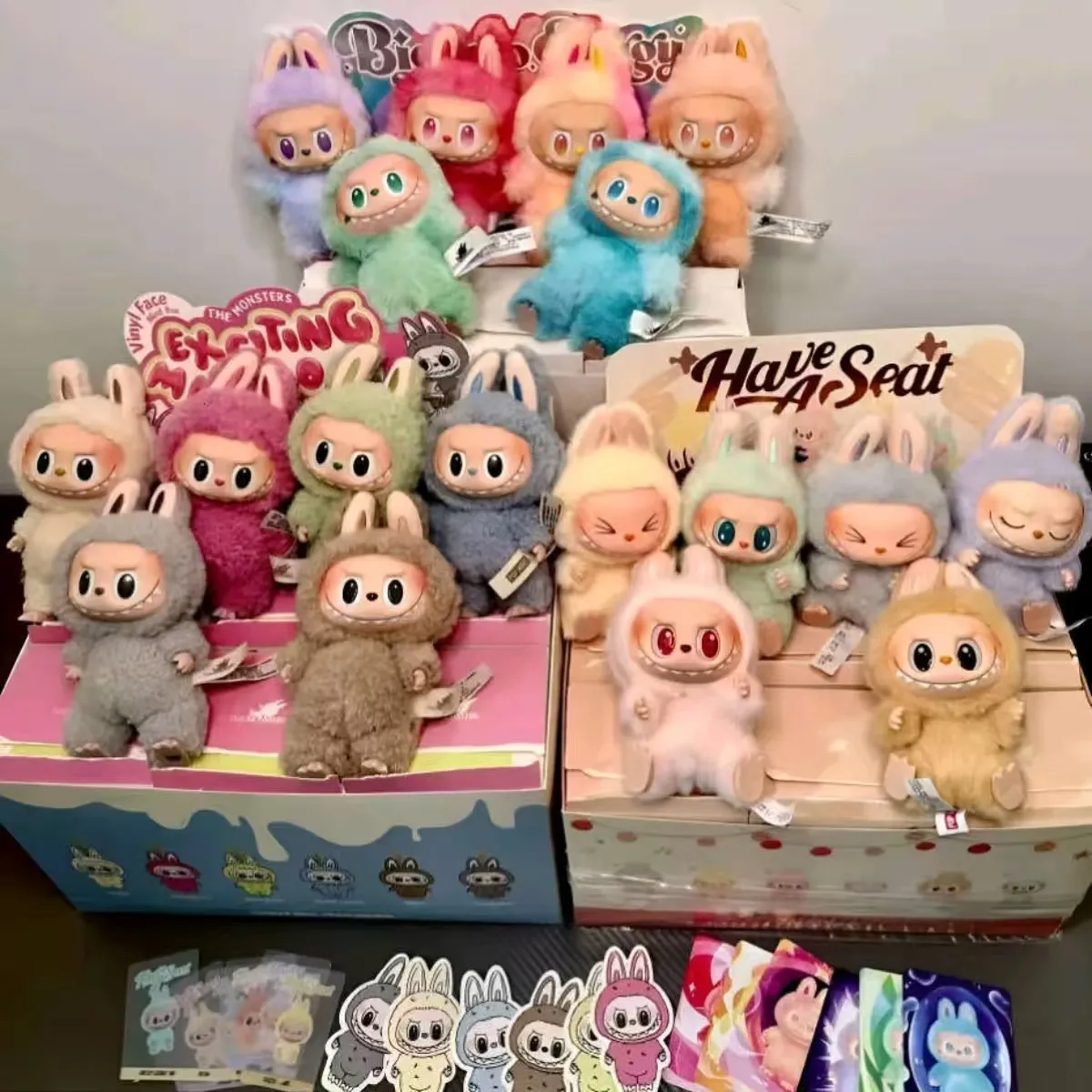 Labubu Doll Blind Box Toy V1 V2 V3 Series Cute Plush Doll 1:1 Monsters ...