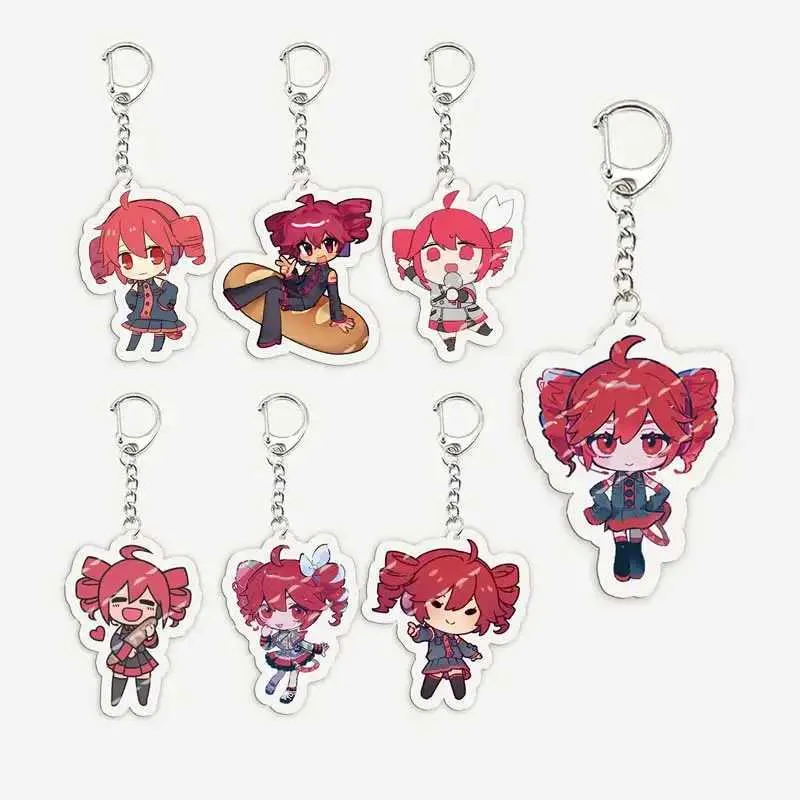 Bag Charm Chain Kasane Teto Acrylic Keychain: Japanese Idol Charm ...
