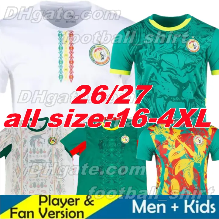 Senegal National Team Mexico Soccer Kit MANE N.JACKSON, KOULIBALY, P.M ...
