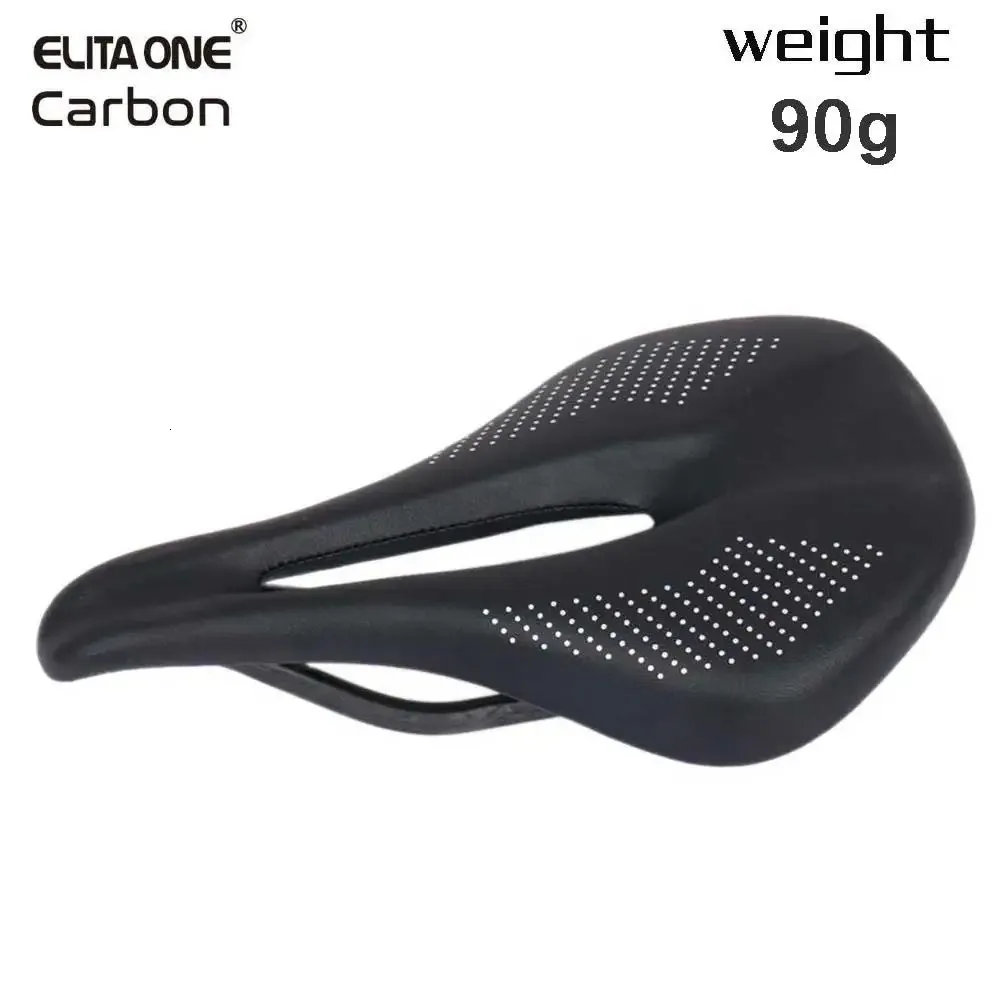 Elitaone MTB Carbon Saddle Road Bike Saddles 240x143mm Super Light 90g UD Bare Carbon Finish ...