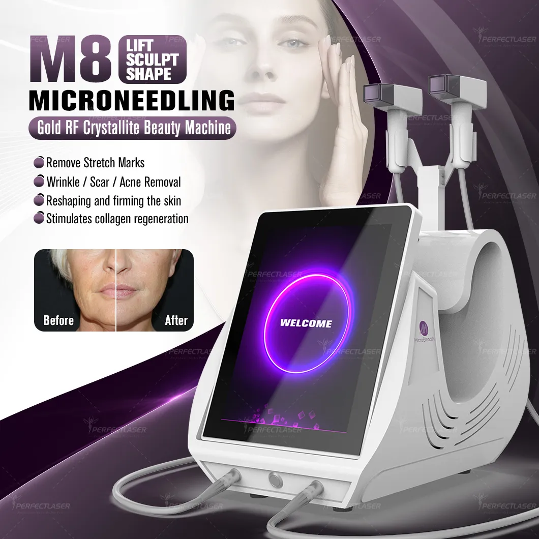 Smart Dual Action Hybrid RF Microneedle Body Roller System For Skin ...