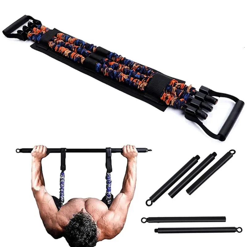 Adjustable Bench Press Resistance Bands Set Chest & Arm Exercise ...
