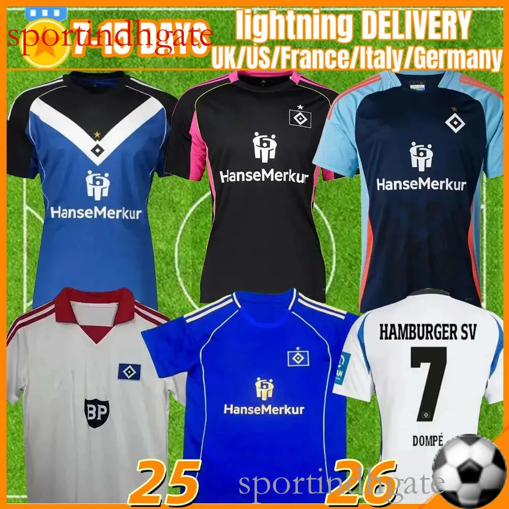 Hamburg SV Football Jersey Set Mens & Kids High Quality Soccer Shirt ...
