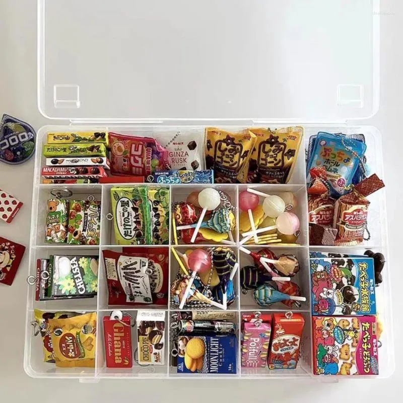 Storage Boxes 12 or 24 Grid Square Organizers for Earrings Rings Beads ...