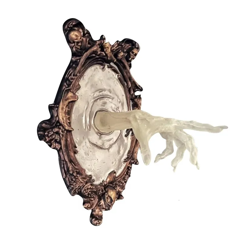 Halloween Horror Party Transparent Resin Spectral Hand Wall Plaque ...