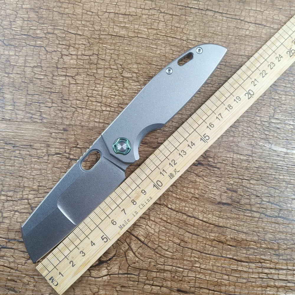 Lightweight Folding Ceramic Knife: Titanium Handle Outdoor Pocket Knife ...