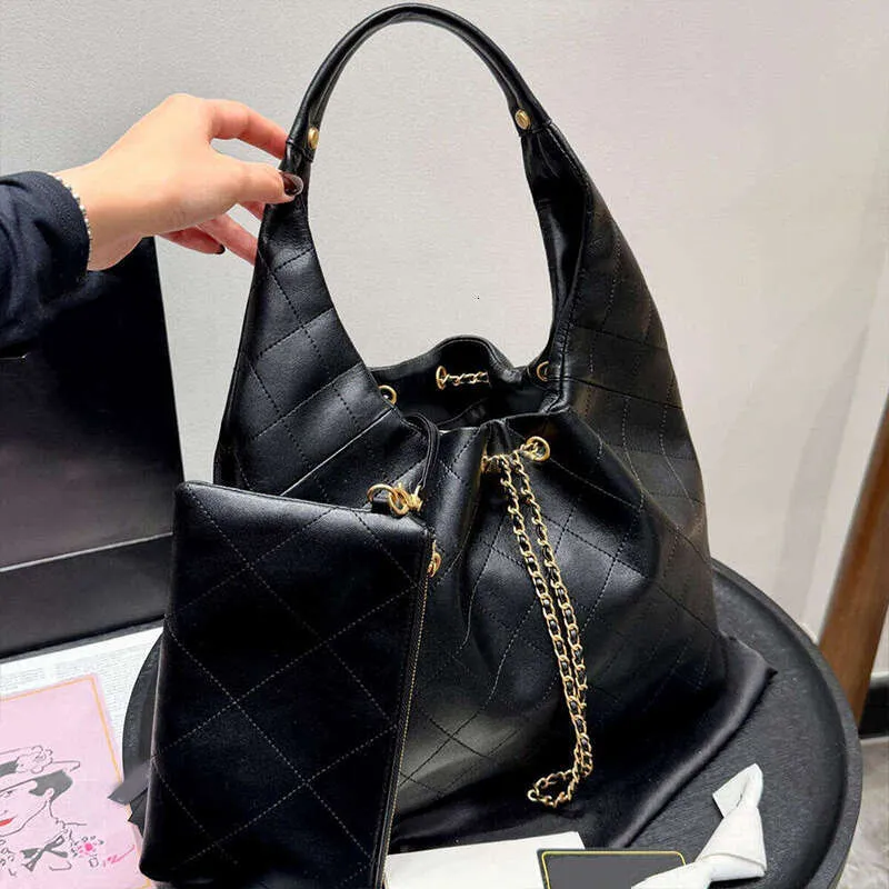 Designer Drawstring Shoulder Bag Tote 2026 Genuine Leather Small Bucket ...