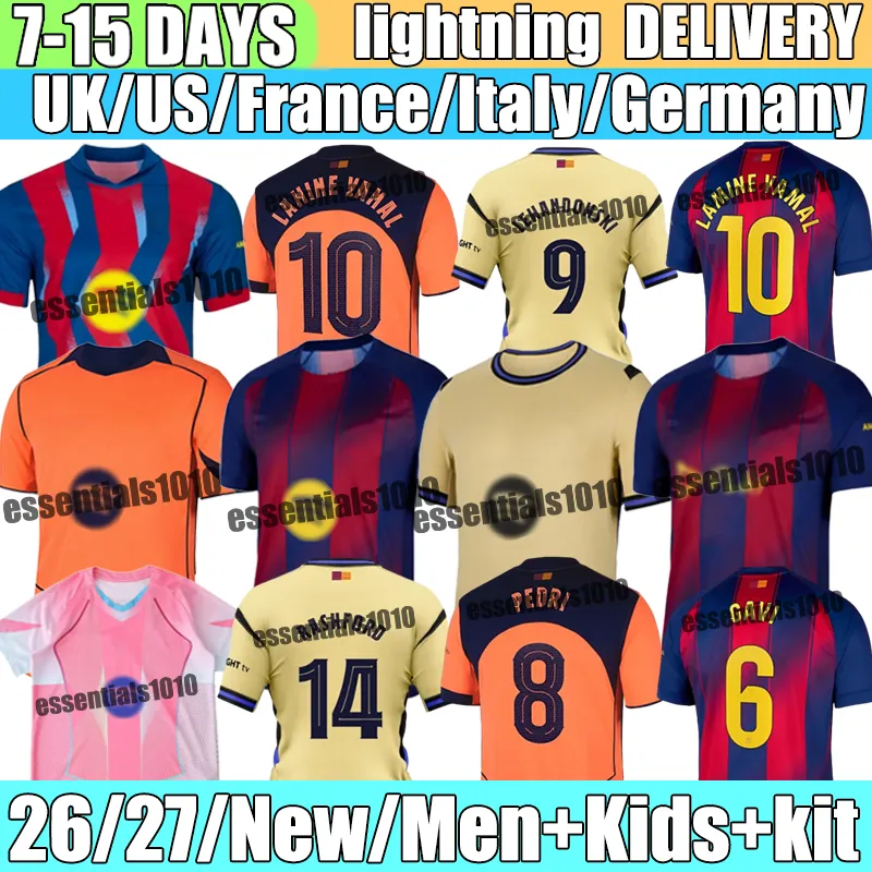 Season Jerseys Barcelona F. De Jong Gavi Rashford Lamine Yamal Kounde ...