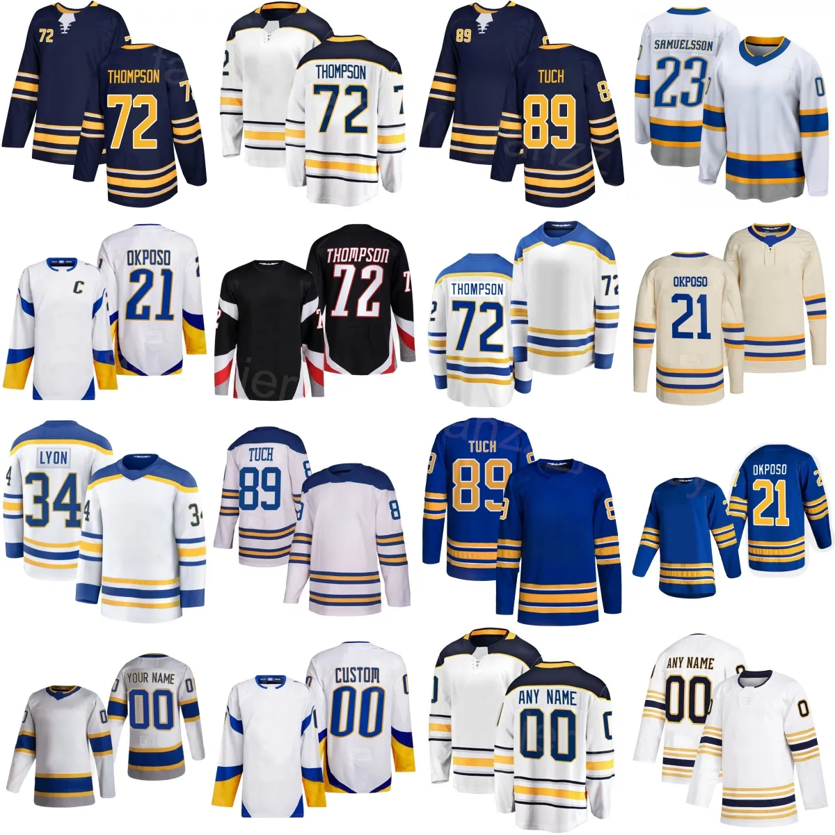 2026 Hockey 21 Conor Timmins Jerseys Women Mens Child 34 Alex Lyon 23 ...