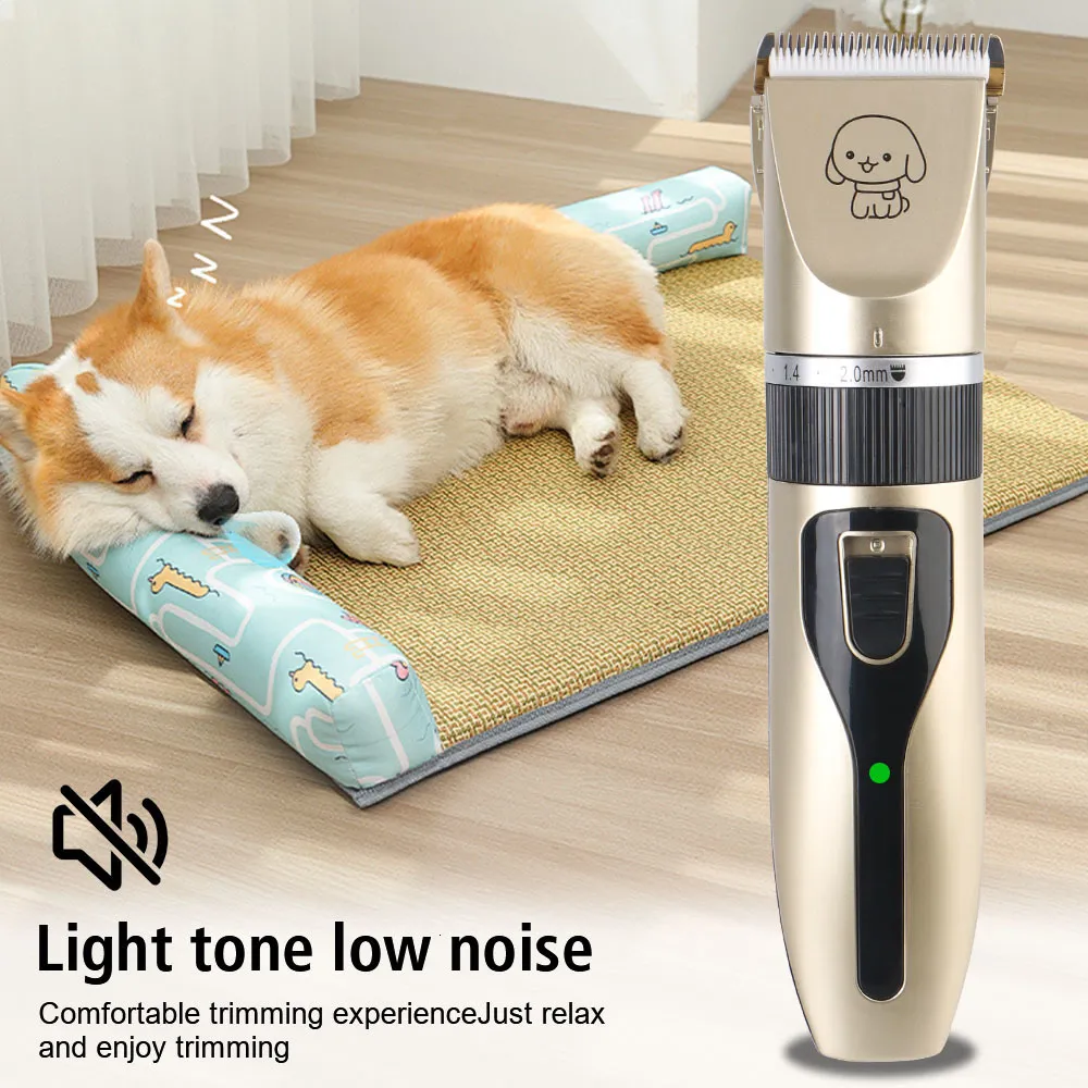 Electric Pet Grooming Clipper Set for Dog Cat Rabbit Puppy Hair ...