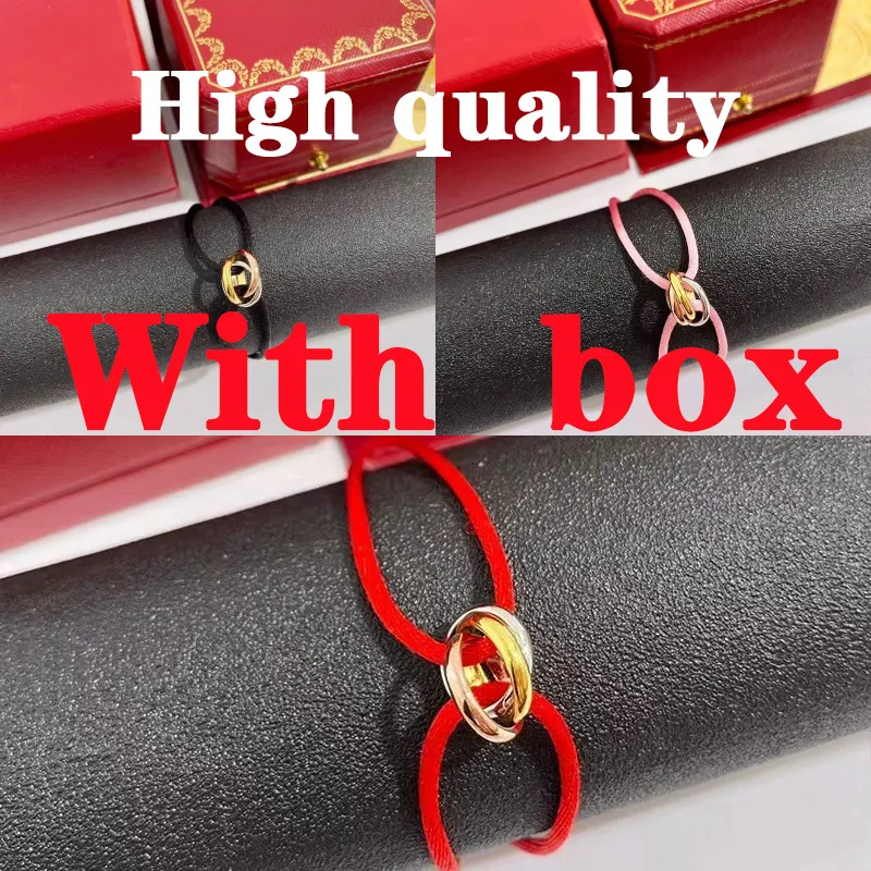 Couple bracelet with 5R rope chain multi-string design in brass, copper ...